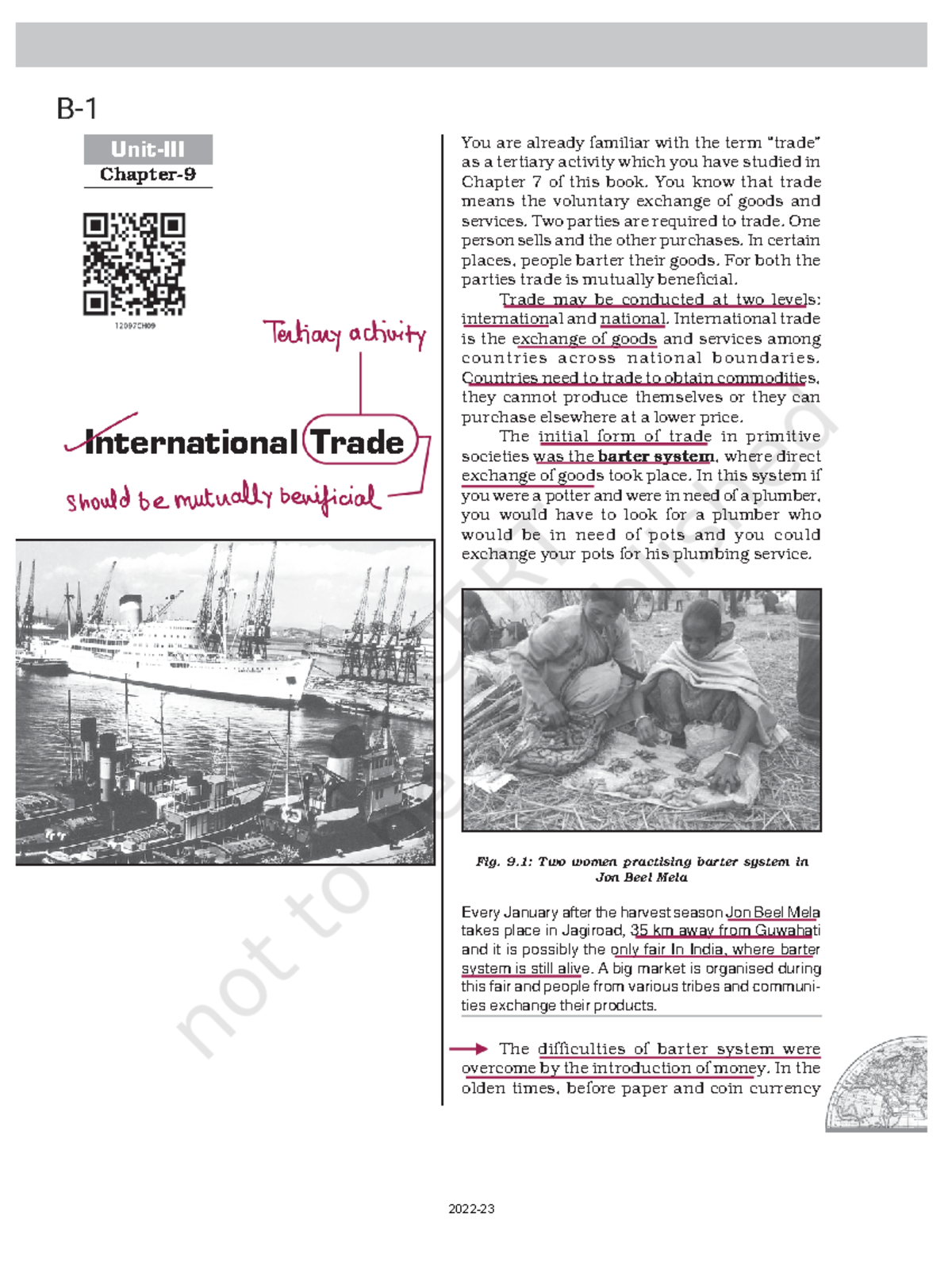 International Trade - revision sheet - Chapter- You are already - Studocu