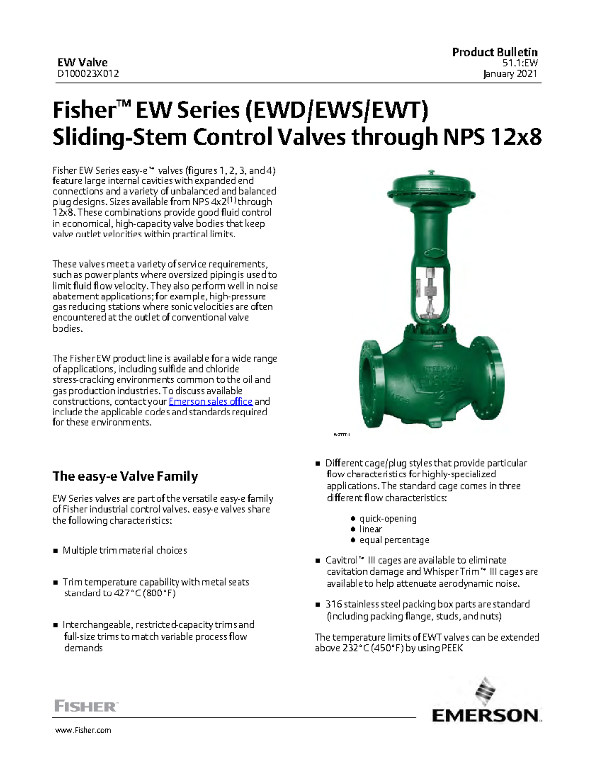 D100023 X012 - aehr - Fisher Fisher ™ EW Series (EWD/EWS/EWT) Sliding ...