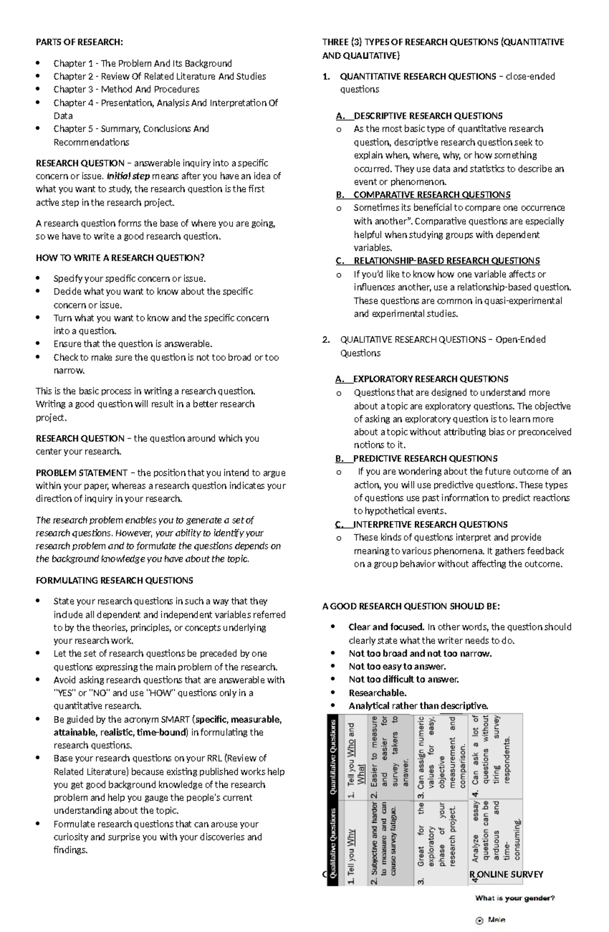 Reviewer-IN-III - PARTS OF RESEARCH: Chapter 1 - The Problem And Its ...