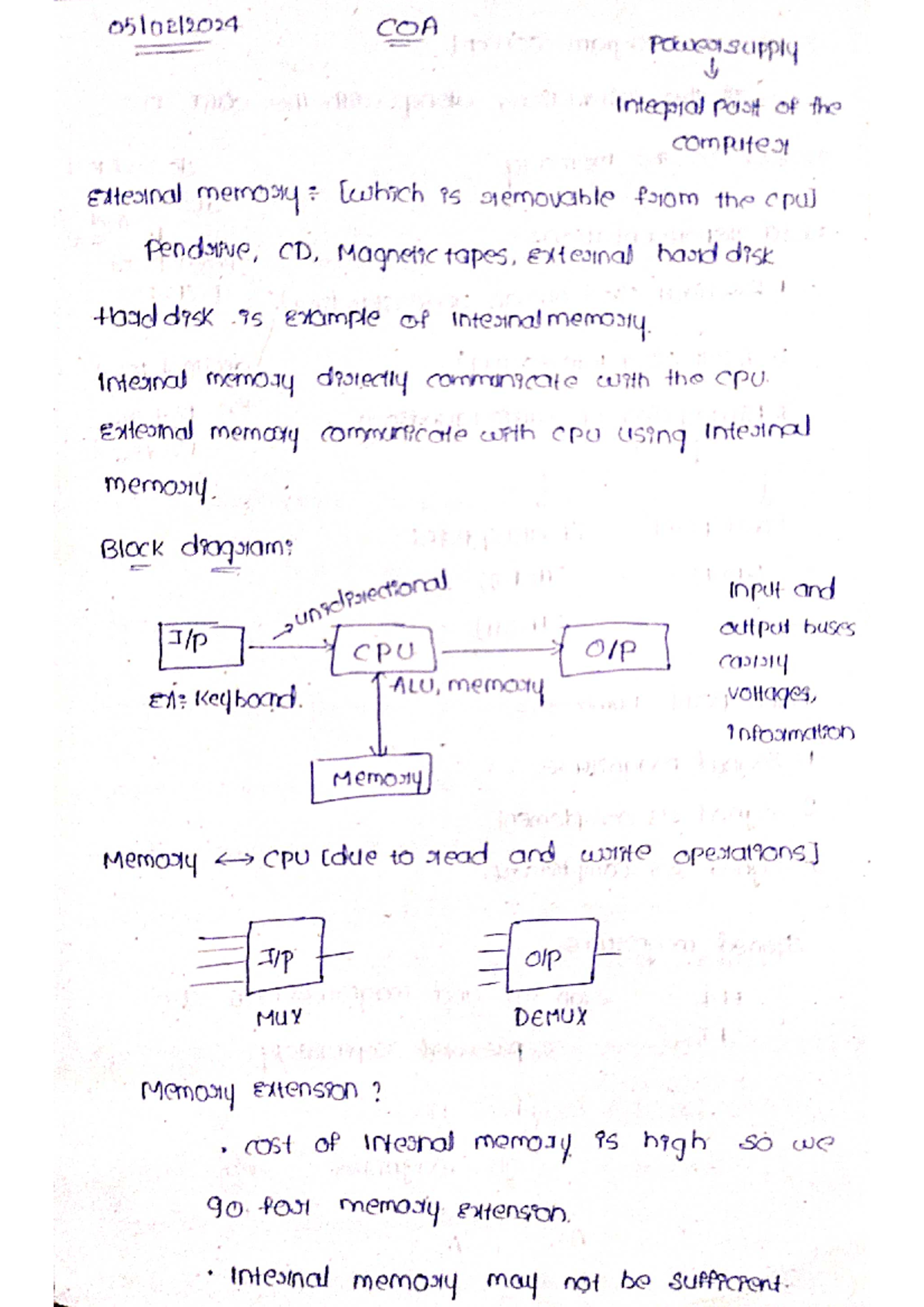 Coa 1 Computer Architecture Organisation Computer Science