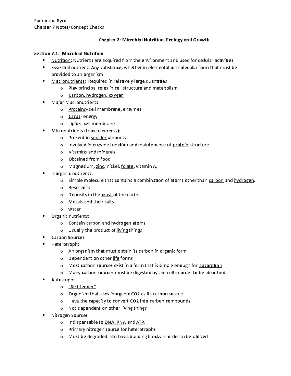 Sbyrd-Ch7-Notes - concept checks - Chapter 7 Notes/Concept Checks ...