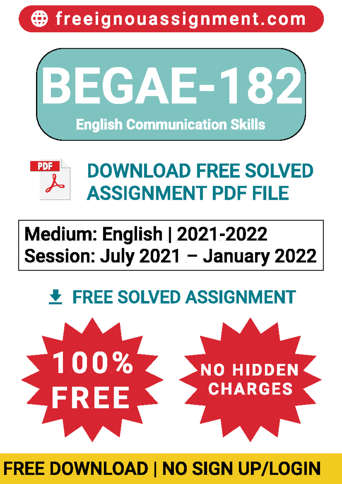 Begae-182 2021-2022 assignment - FREE DOWNLOAD | NO SIGN UP/LOGIN ...