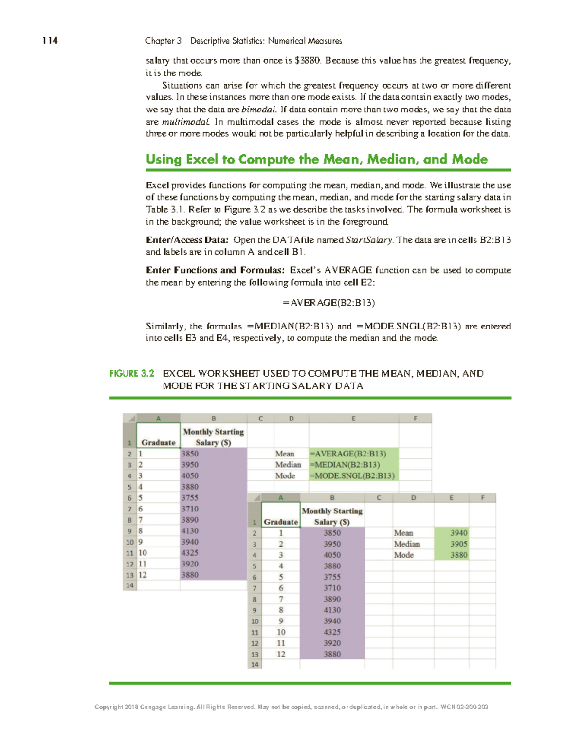 Chapter 3 Excerpt(1) 2 - Ch 3 - 114 Chapter 3 Descriptive Statistics ...