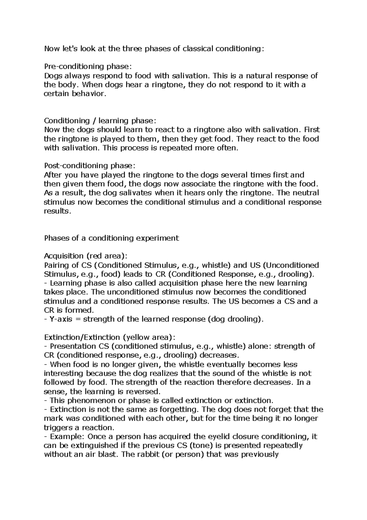 Now let - Psycho Notes - Now let's look at the three phases of ...