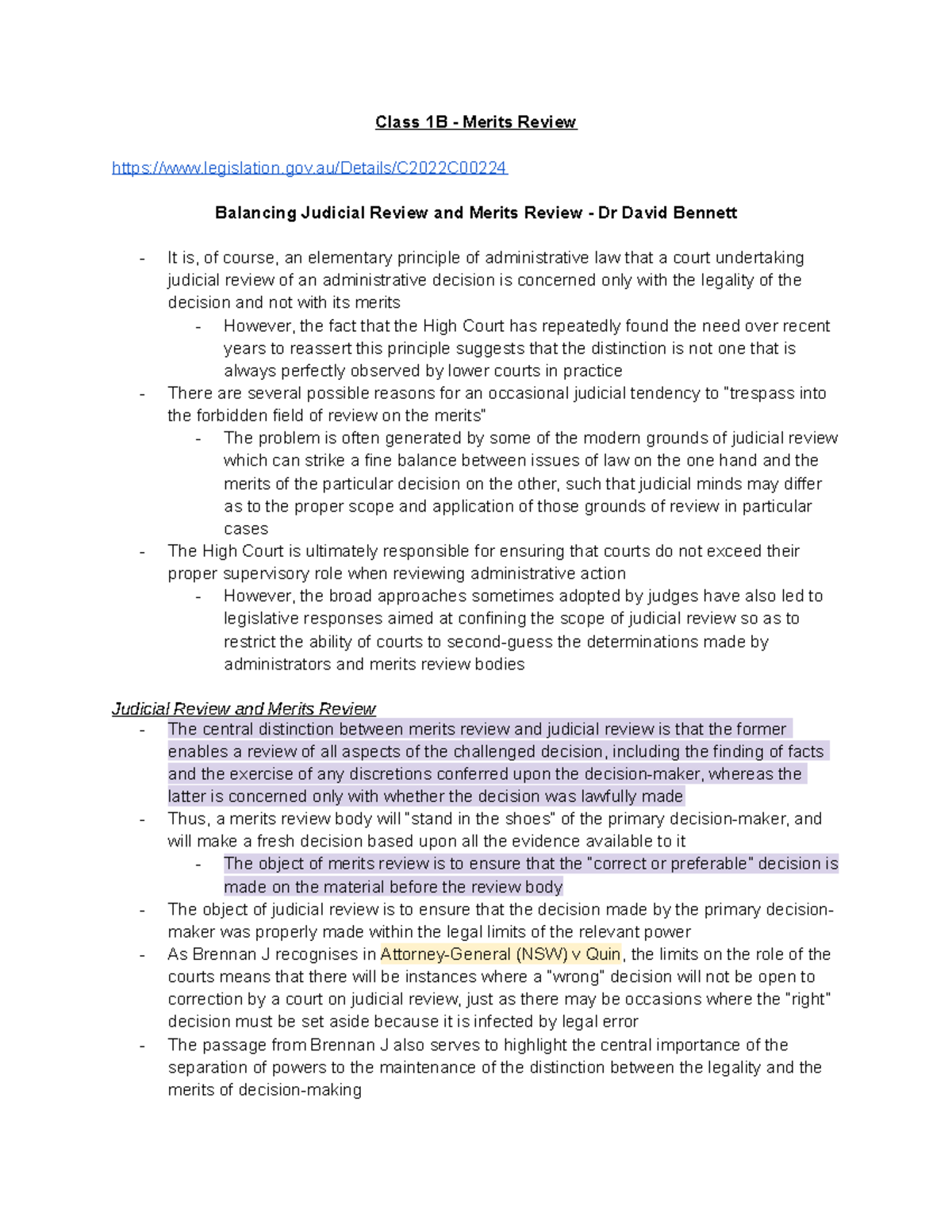 Class 1B - Merits Review - Class 1B - Merits Review legislation.gov ...