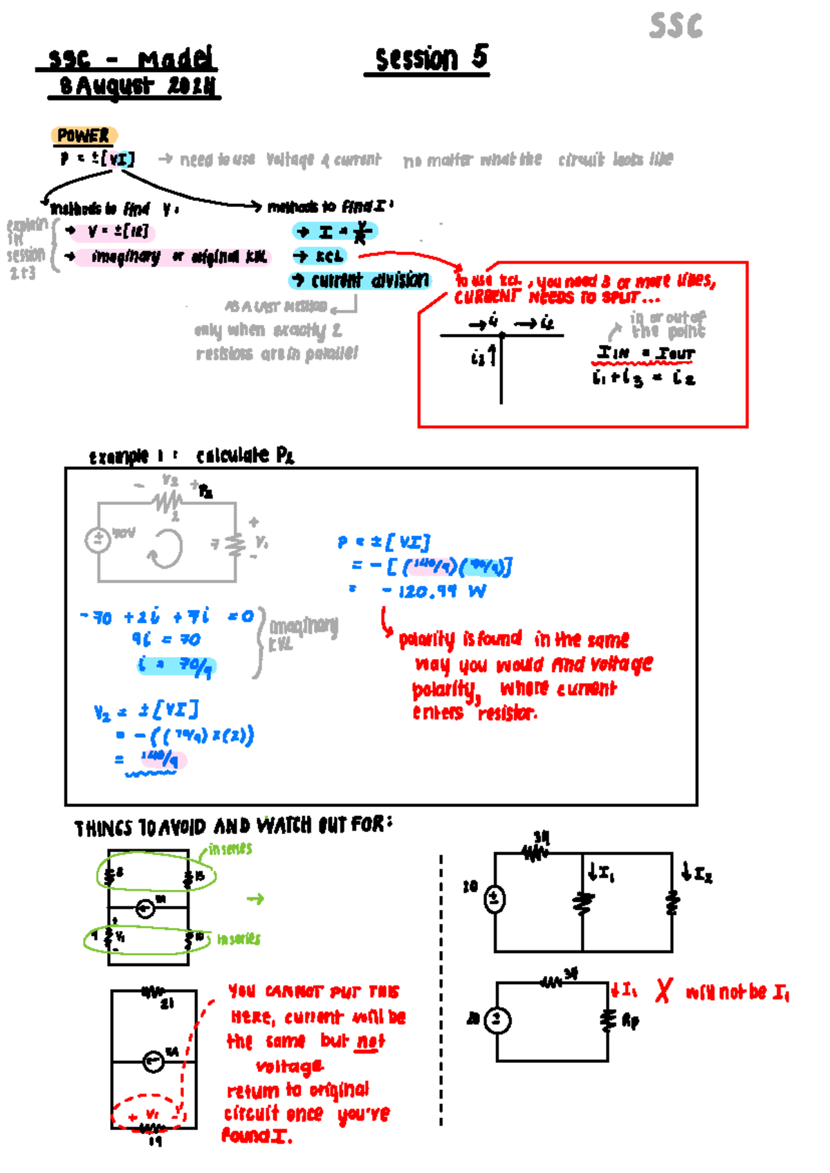 SSC-Session 5 - notes on chapter 5 - SSC SSc-Madel session 5 : August ...