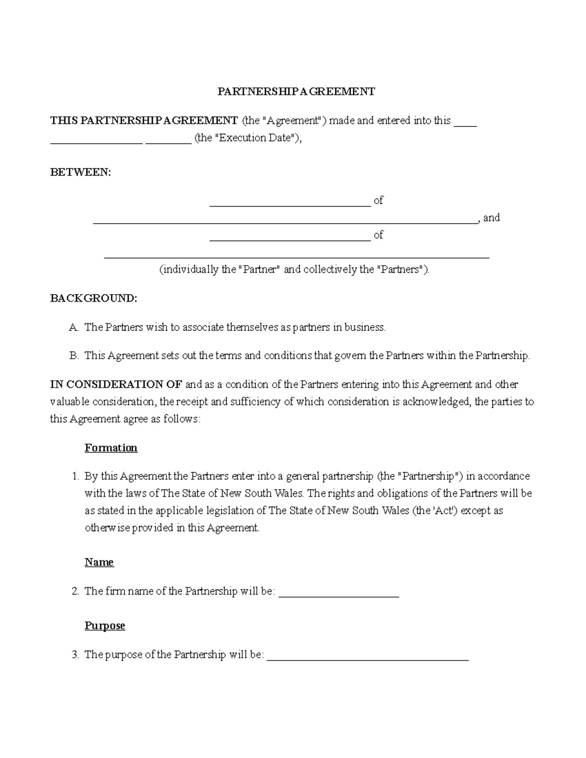 Business-Partnership-Agreement - PARTNERSHIP AGREEMENT THIS PARTNERSHIP ...
