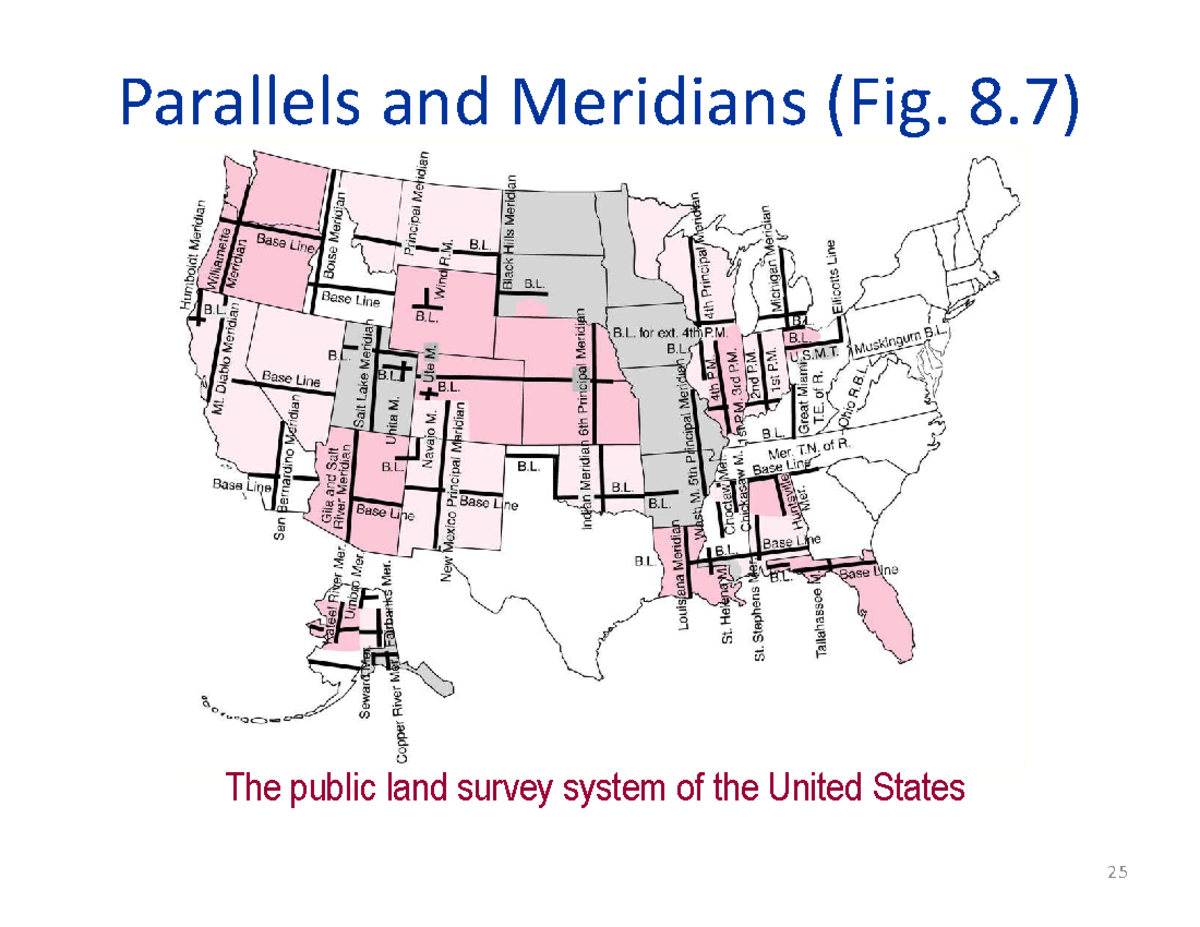 Real Estate 2 - The public land survey system of the United States ...