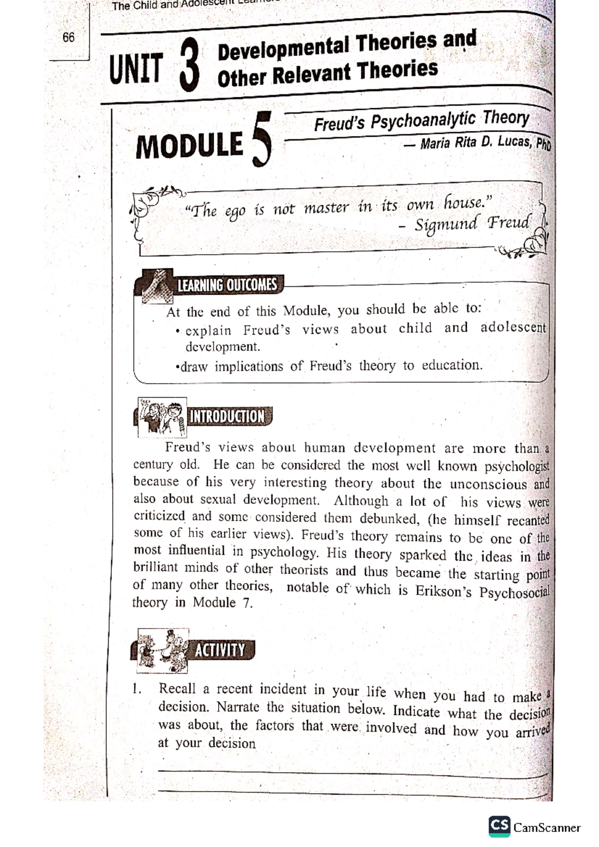 Module-5-TO- Module-10 - The Child and 66 UNIT 3 Developmental Theories ...