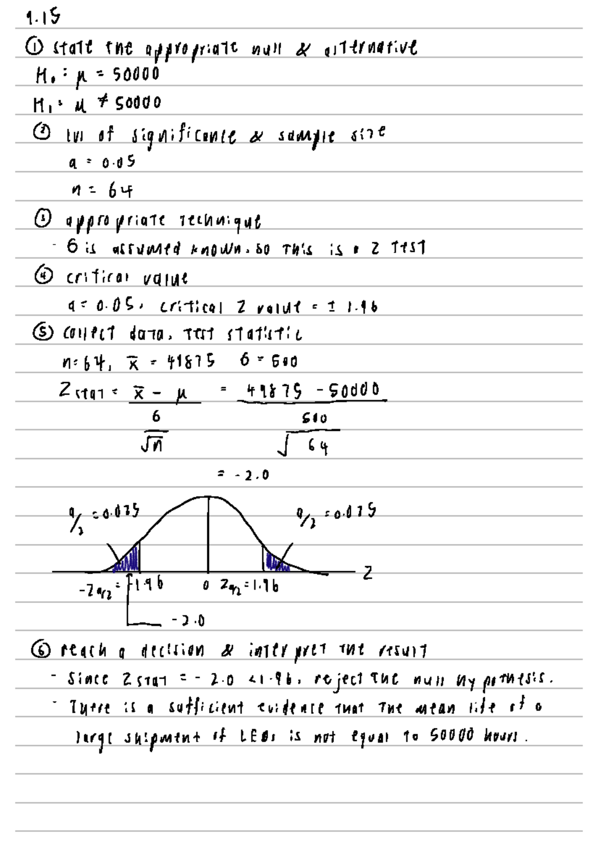 Tuto chap 9 - 9 I state the appropriate null alternative H. : n M : M 2 IVI of significance ...