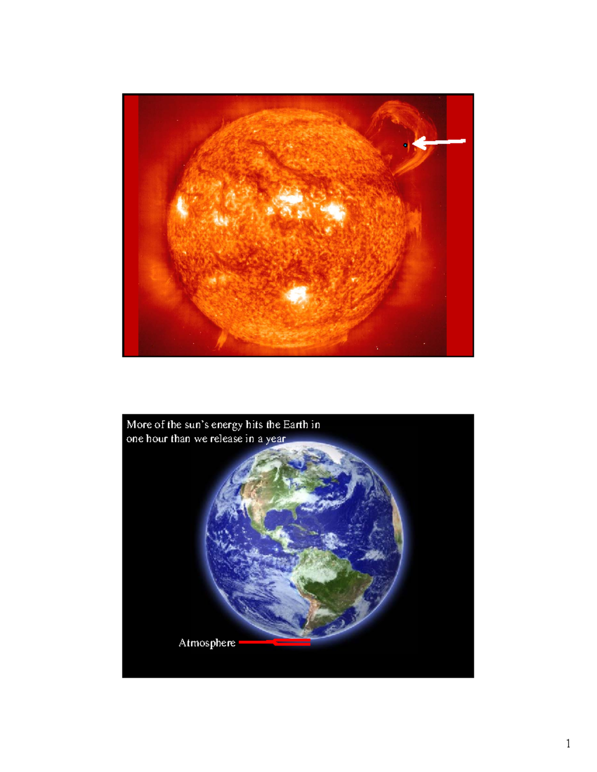 B Iosci 101 Biochemistry Lecture 9 colour - Atmosphere More of the sun ...