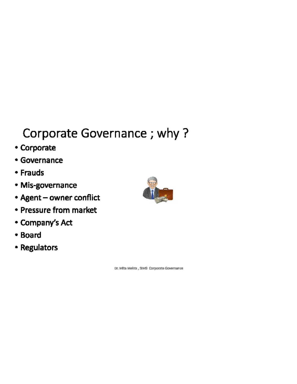 Corporate Governance & Ethics-1 - Studocu