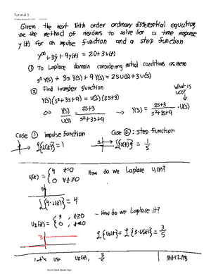 MECE 3350 Control Systems Assignment 2 - MECE 3350 Control Systems ...