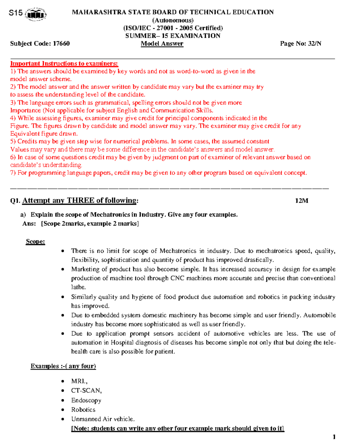 Seasonal qna papers - (Autonomous) (ISO/IEC - 27001 - 2005 Certified ...