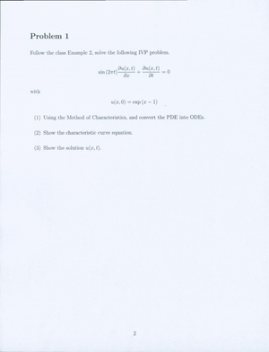 Advanced Mathematics (Discrete Fourier Transform) - CIV ENGR 5516 - Studocu