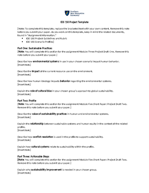 Mod1 Short Paper - JJ McKenna-Carroll January 14, 2023 IDS 150 Module 1 ...