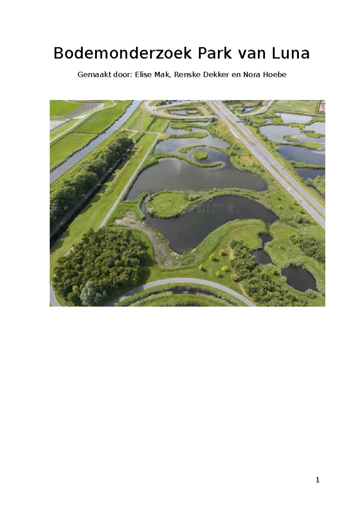Document 68 - voor opdracht - Bodemonderzoek Park van Luna Gemaakt door ...