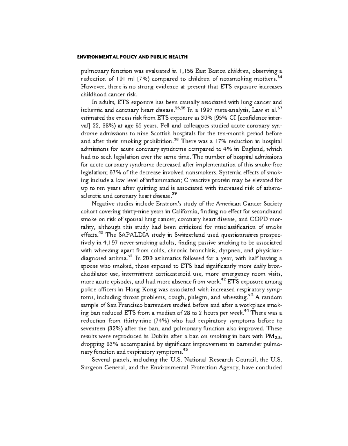 Environmental Policy and Public Health Air Pollution, Global Climate ...