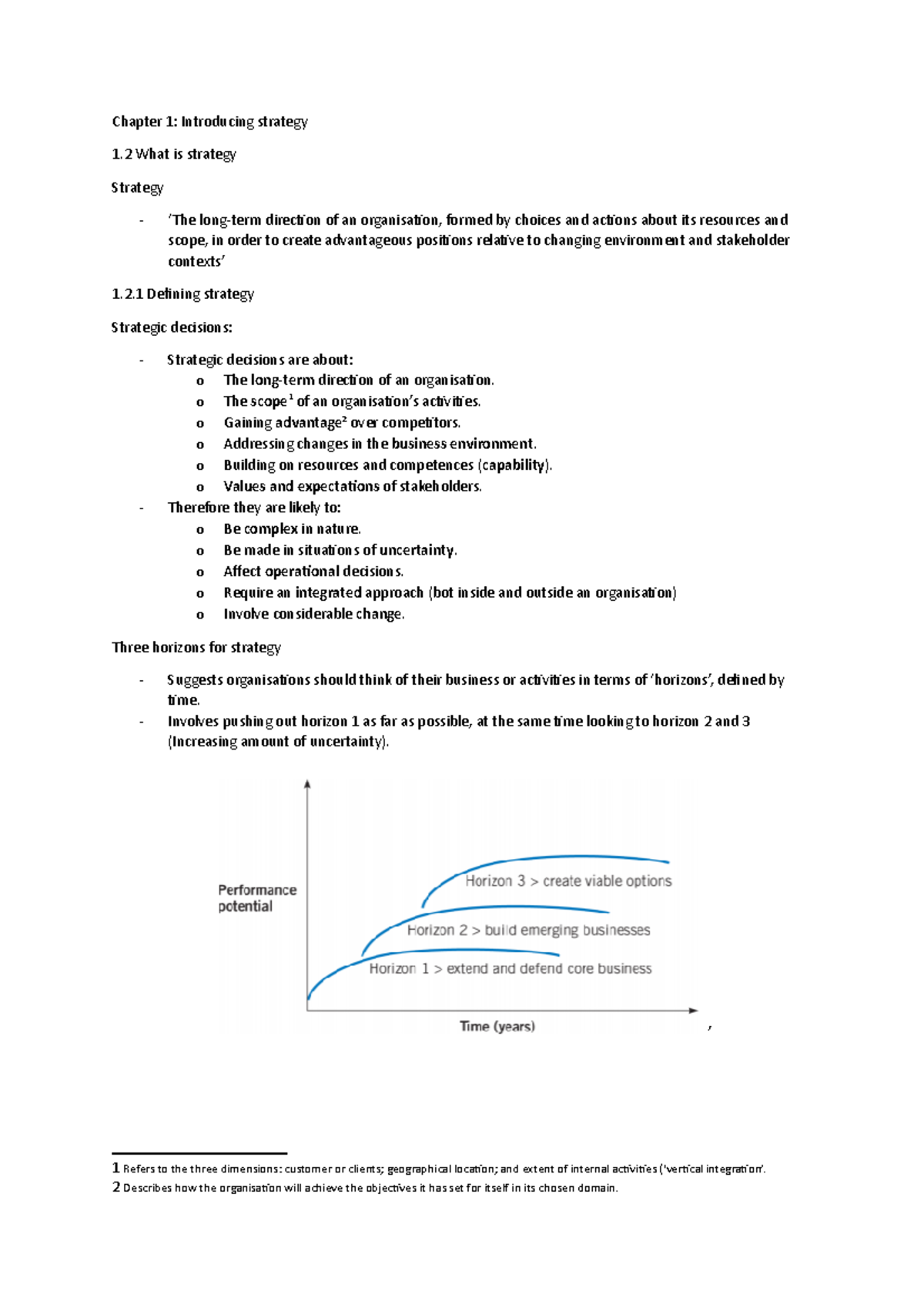 Exploring Strategy, Strategieontwikkeling (STO) - Chapter 1 ...