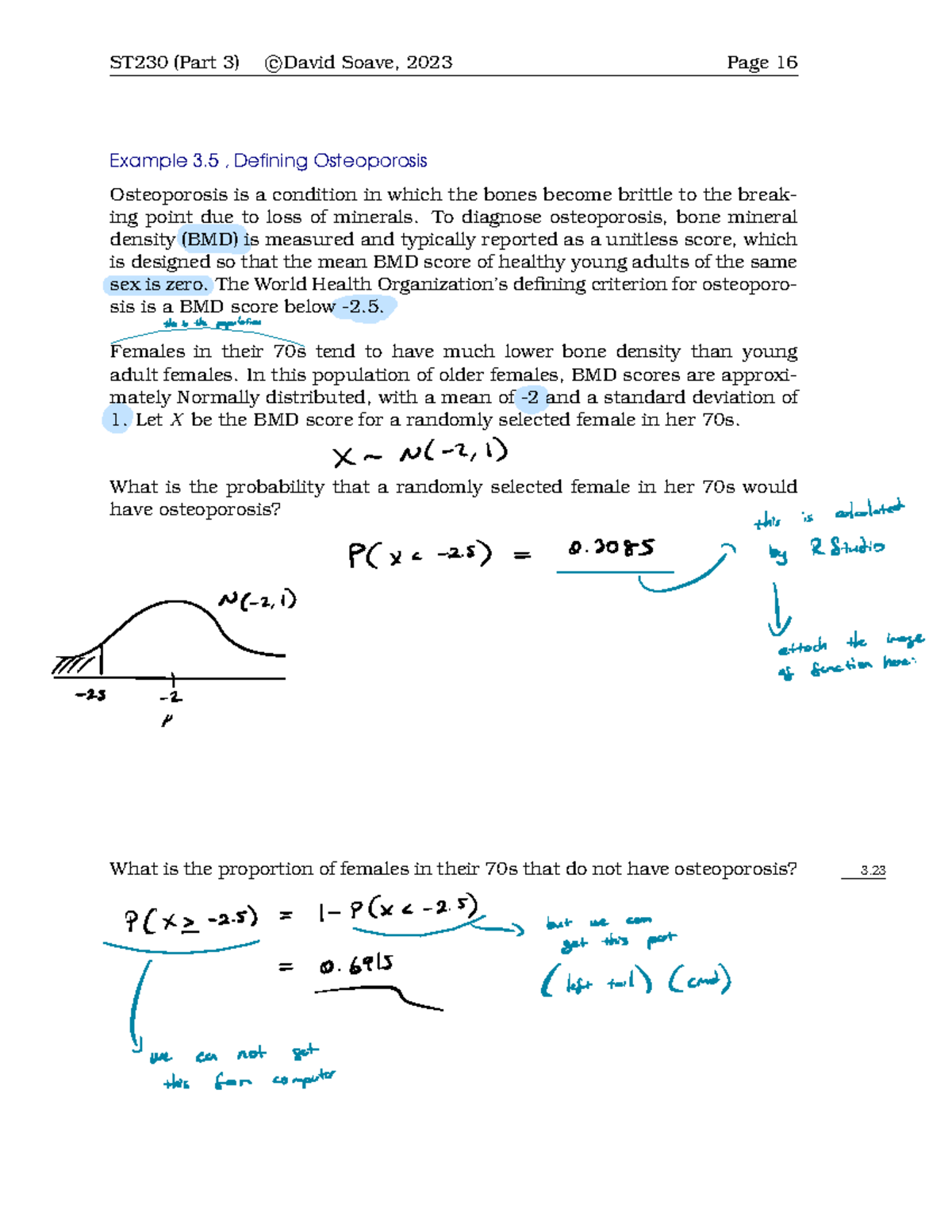 ST230 F2023-lecture-notes Part3 (1) 17-17 - ST230 (Part 3) cDavid Soave ...