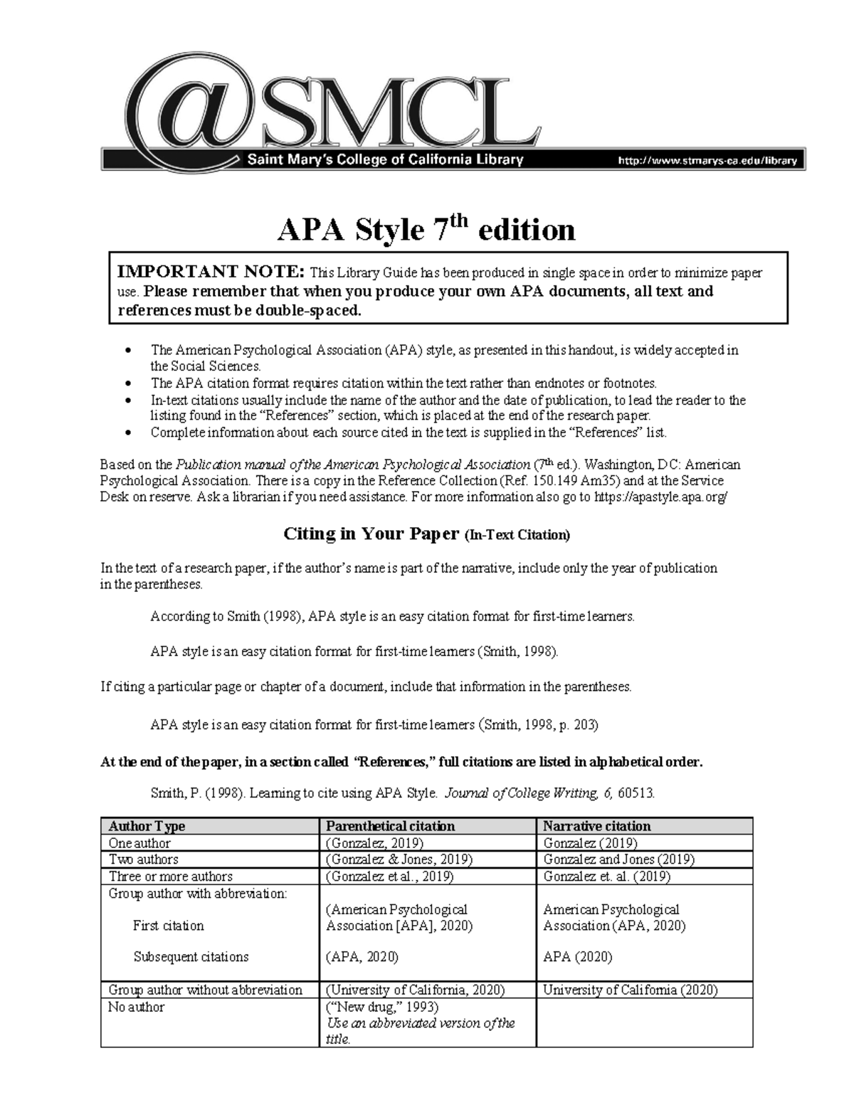 (7) APA Referencing Style 7th Edition Rules - APA Style 7th edition ...