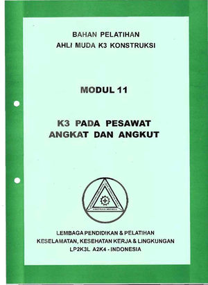 Modul 12. K3 Pada Peralatan Konstruksi - @ PENDIDIKAN & PELATIHAN e ...