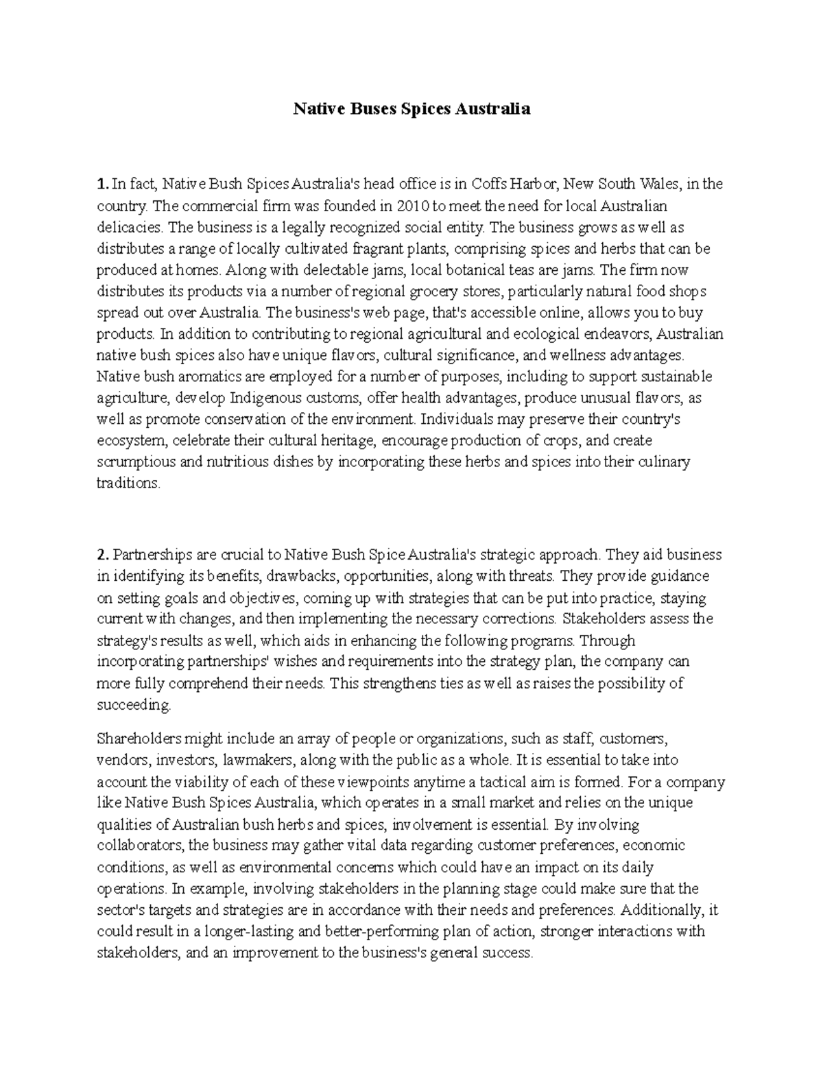 Native Buses Spices Australia (binod) - Native Buses Spices Australia ...