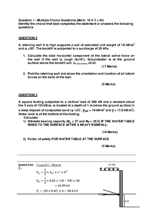 Direct Shear Test Report - ` Direct Shear Test - Lab Report Contents 5 ...