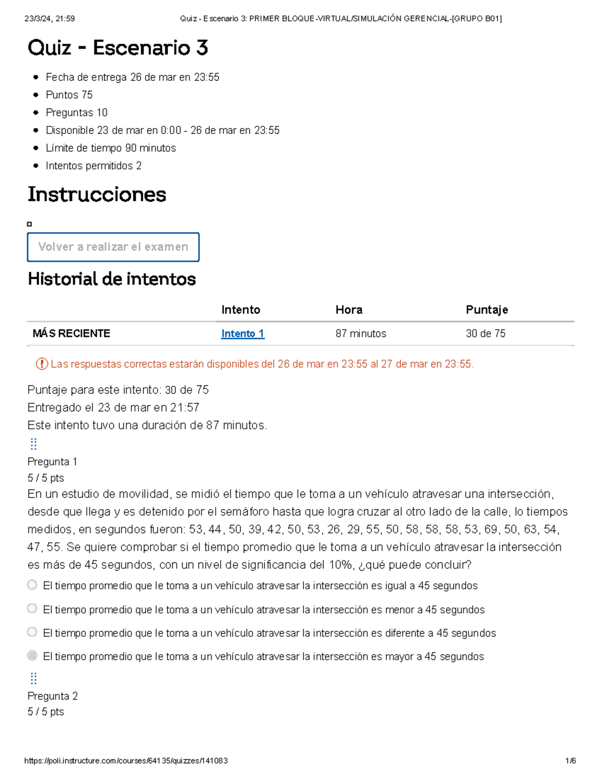 Quiz - Escenario 3 Primer Bloque- Virtual Simulación Gerencial-[ Grupo B01] - Quiz - Escenario 3 ...