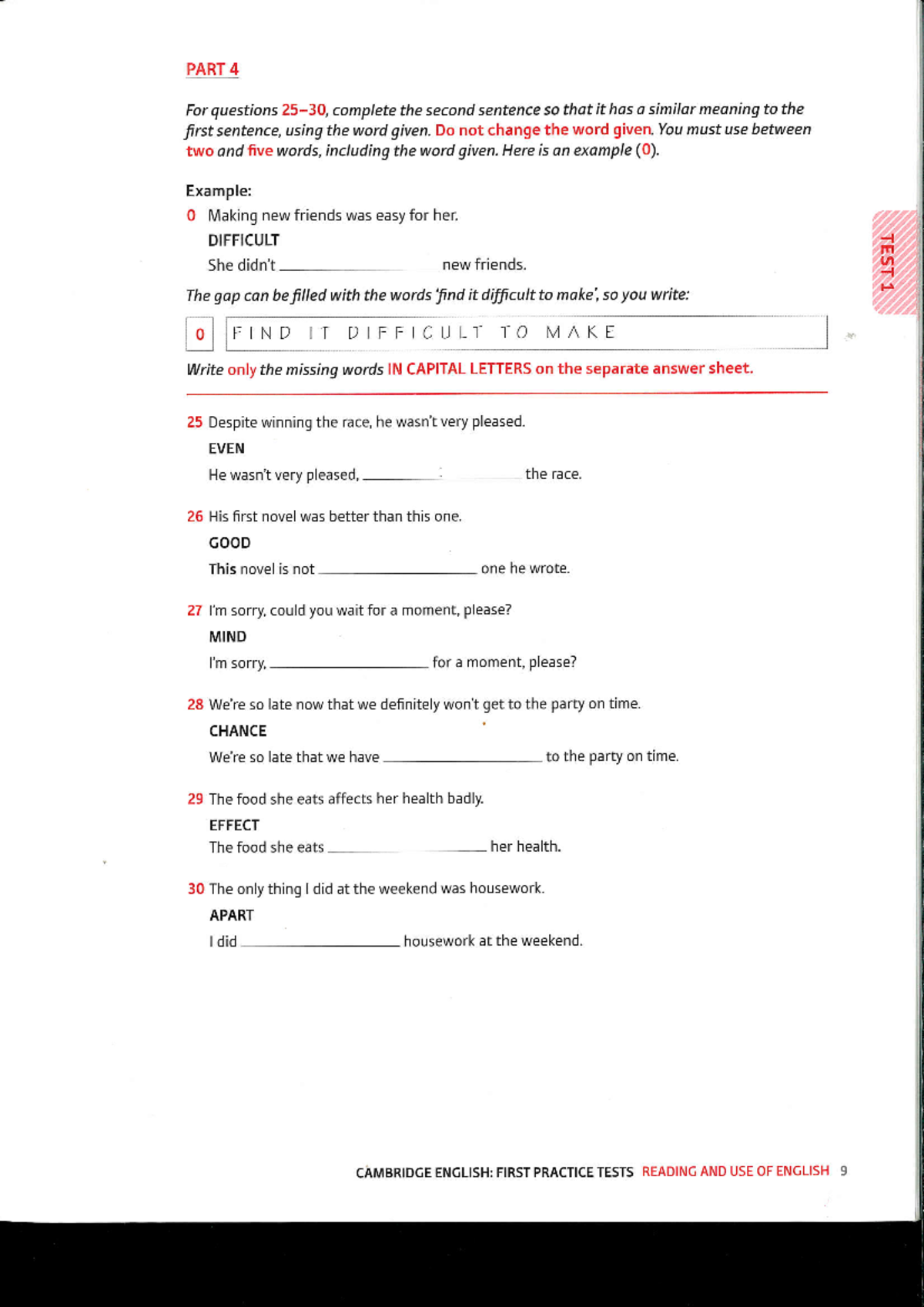 Harrison First 2015 Practice Tests 1-Part4 - Historia Económica - Studocu