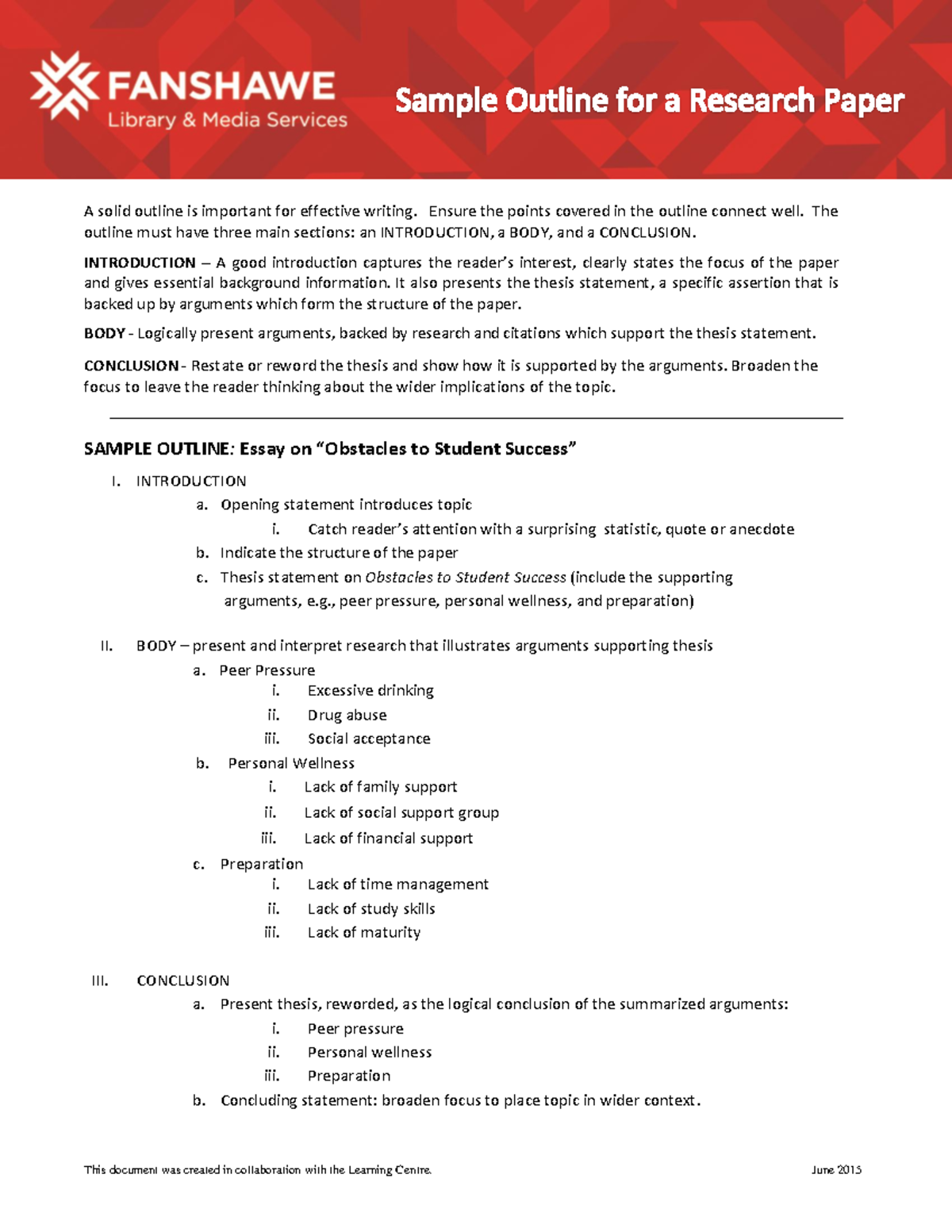 Sample Essay Outline Aug2015 - This document was created in ...