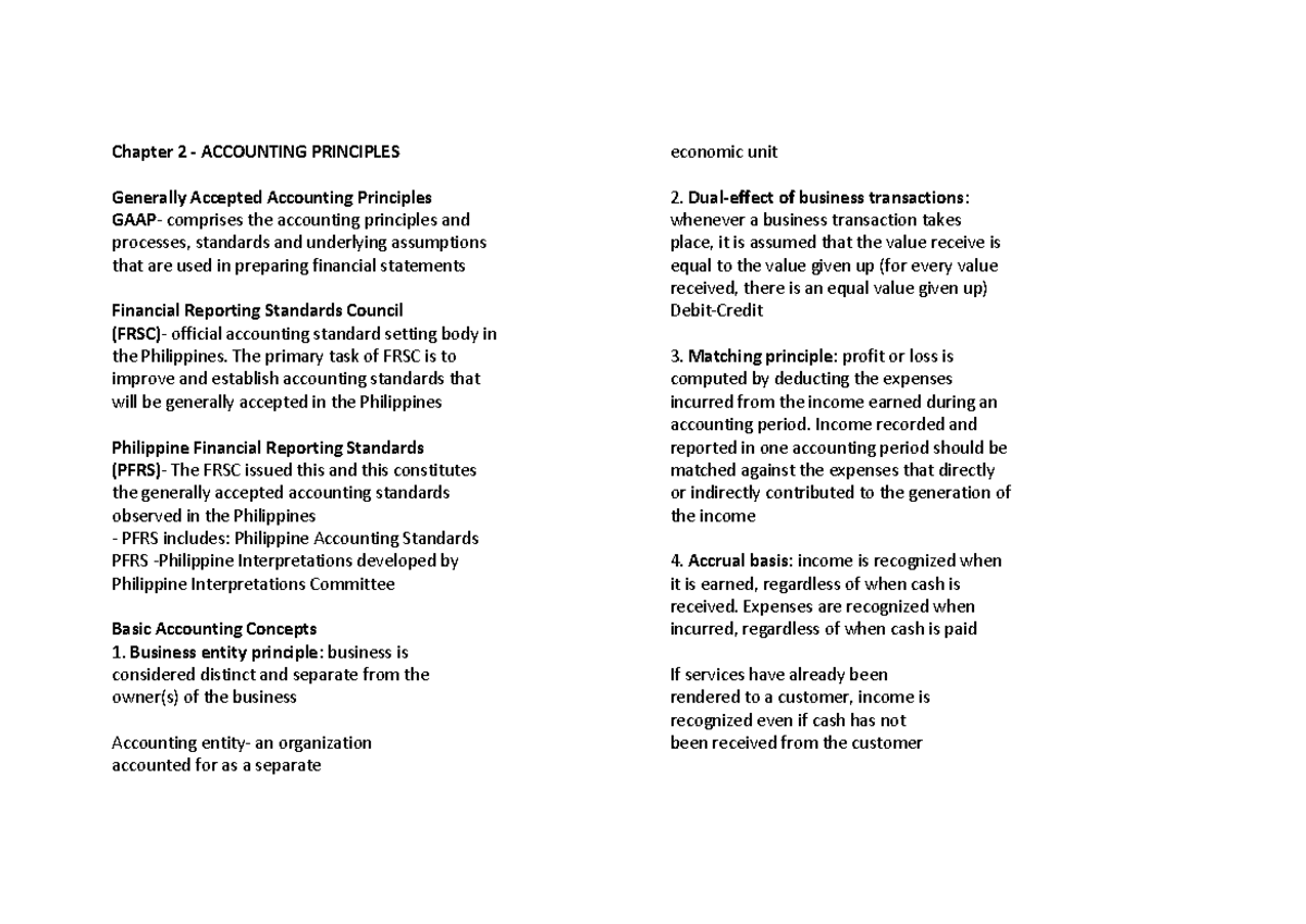 Accounting Principles - The primary task of FRSC is to improve and ...