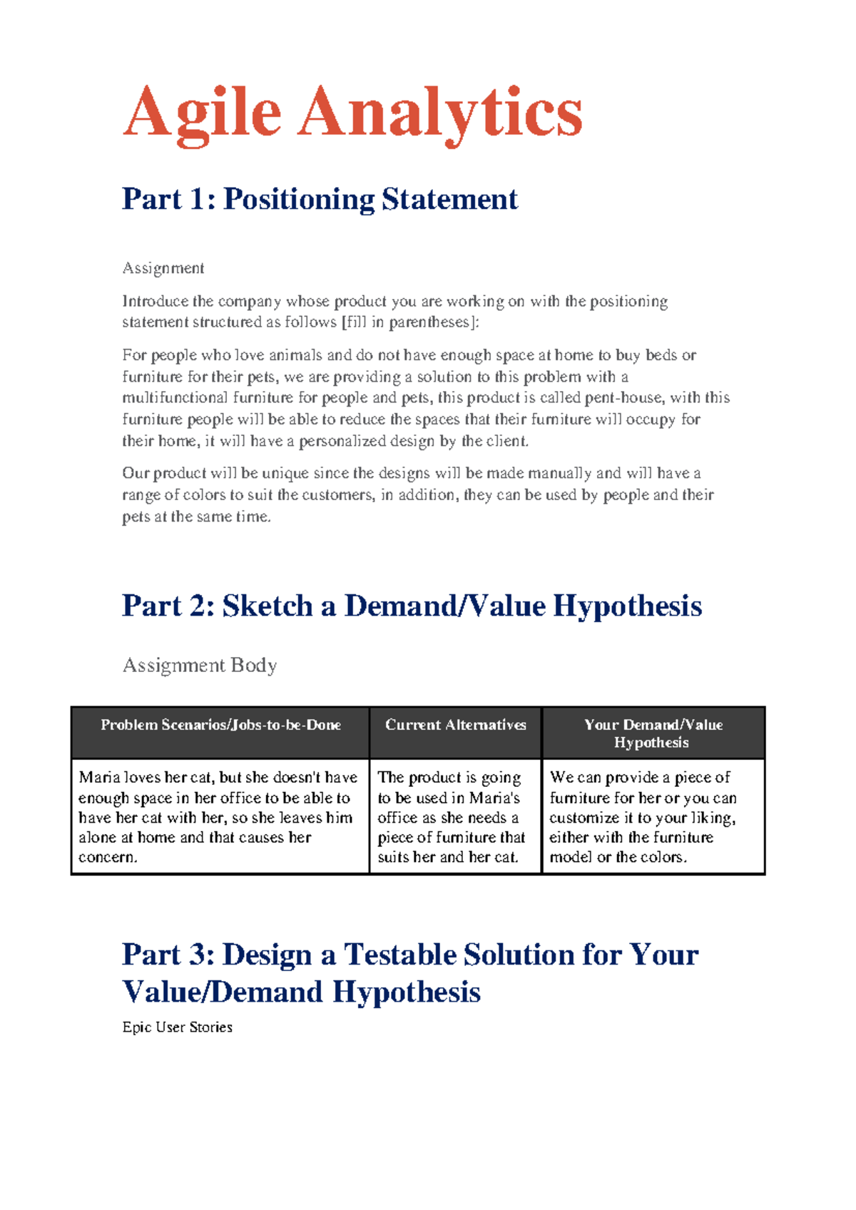 Agile Analytics - LLLLLLLLLLL - Agile Analytics Part 1: Positioning ...