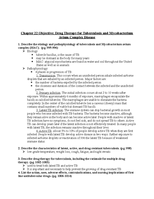 Chapter 17 Objective - Chapter 17 Objective: Drug Therapy With ...