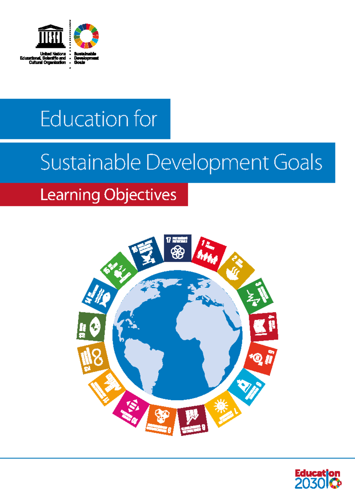 Unesco 2017 Education for sustainable development goals - Education for ...