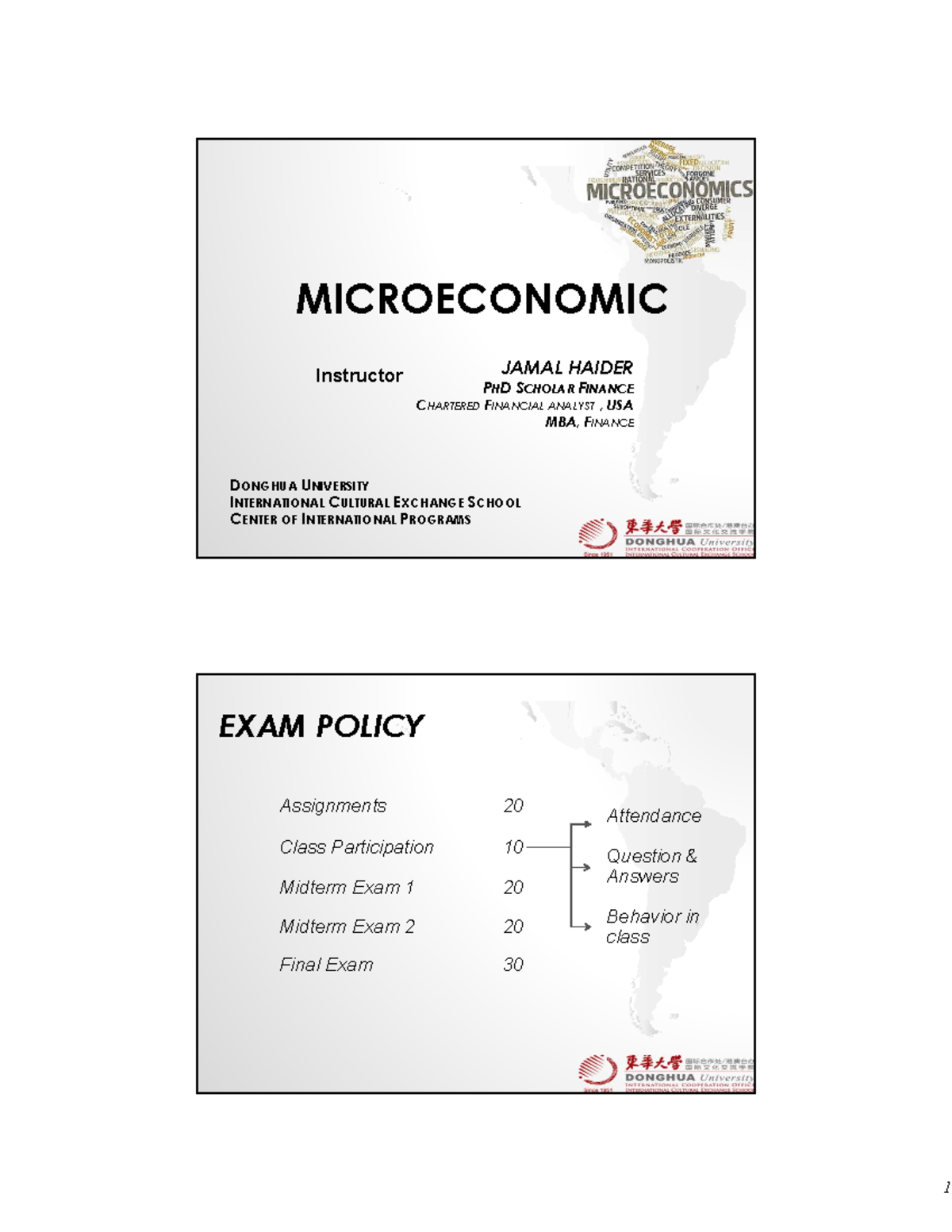 LEC 1 - this is course slides for ECOn 150 - MICROECONOMIC ...