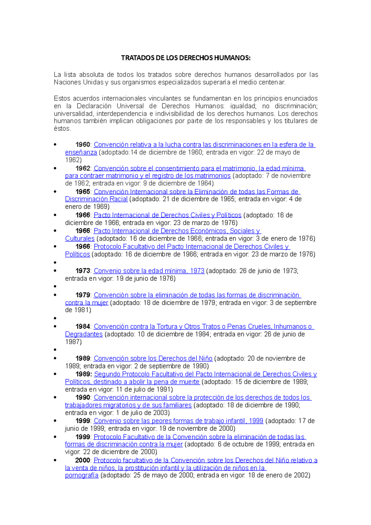 Tratados DE LOS Derechos Humanos, LUIS Vasquez Correa - TRATADOS DE LOS DERECHOS HUMANOS: La ...