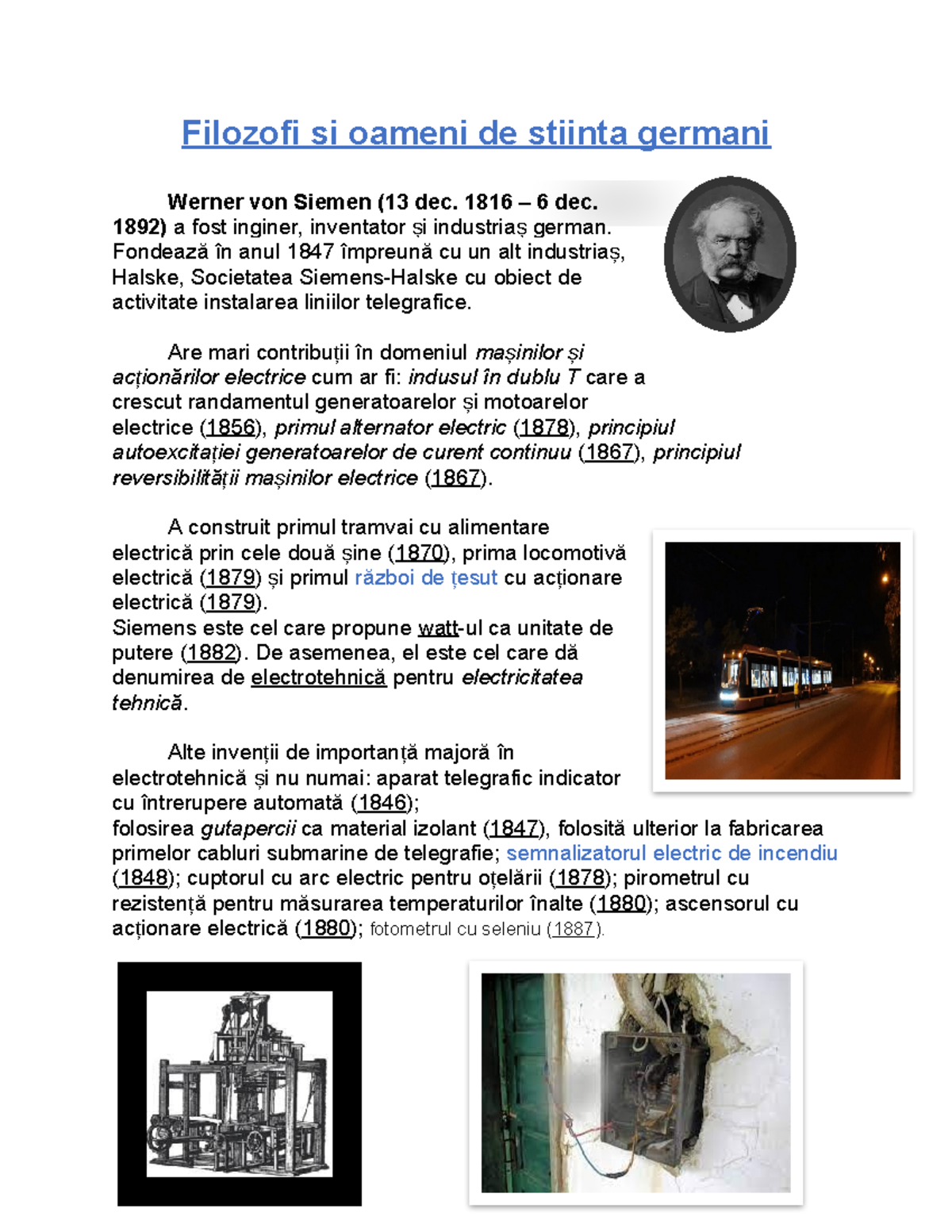 Proiect deutsch - 132 - Filozofi si oameni de stiinta germani Werner ...