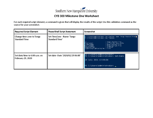 CYB 300 Milestone Two Checklist - CA Server Root Certificate ...