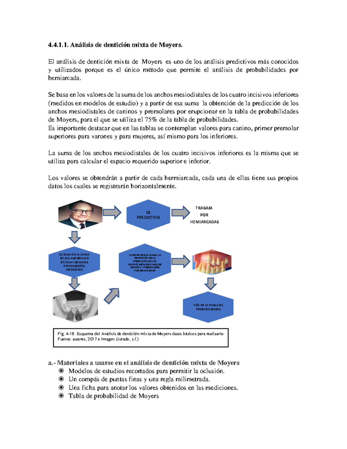 Dentición Mixta - odontologia - 4.4. Análisis de dentición mixta de ...