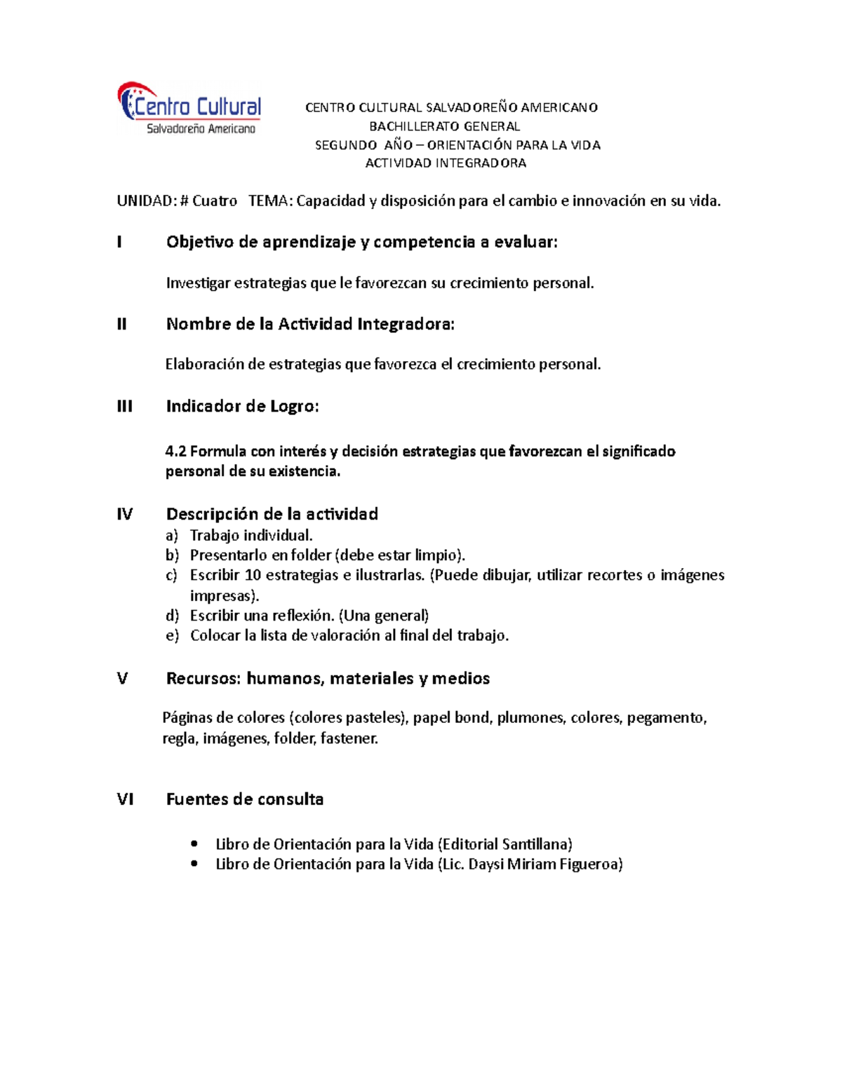 Crecimiento Personal - qwertyuioplkrewaxcvbnm,loiuyt - CENTRO CULTURAL ...