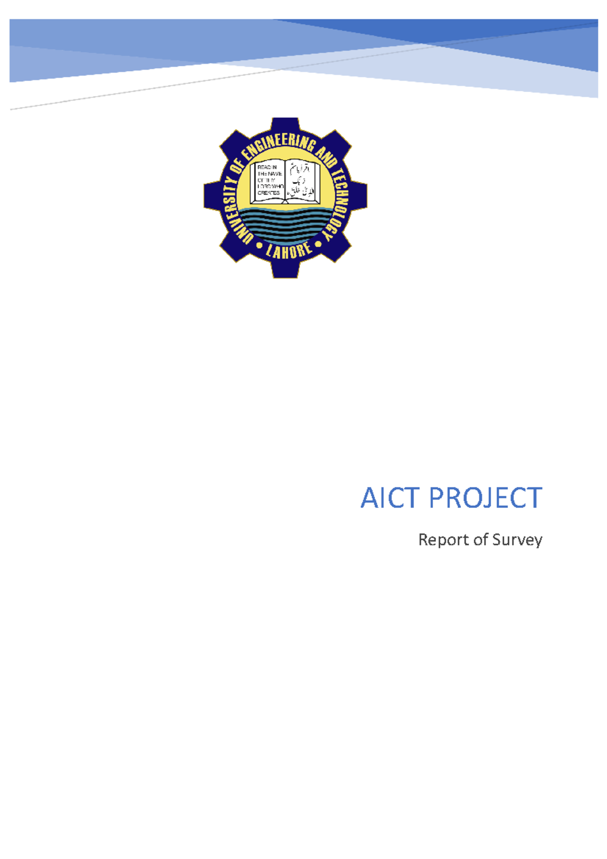 Impact OF AI Tools ON Students Learning - Copy - AICT PROJECT Report of ...