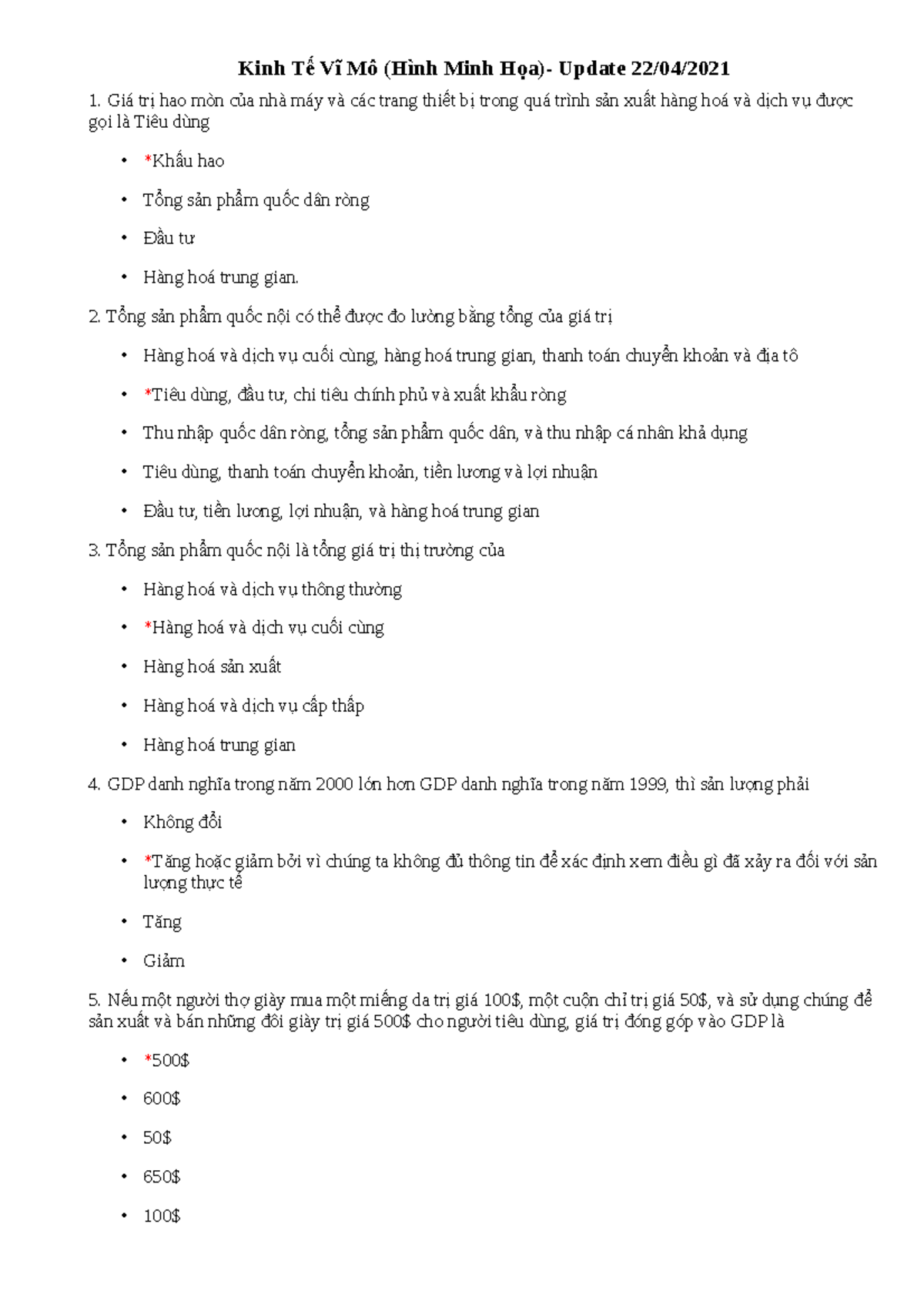 Kinh te vi mo hinh minh hoa update - Kinh T ế Vĩ Mô (Hình Minh H a)- Update 22/04/2021ọ Giá tr ...