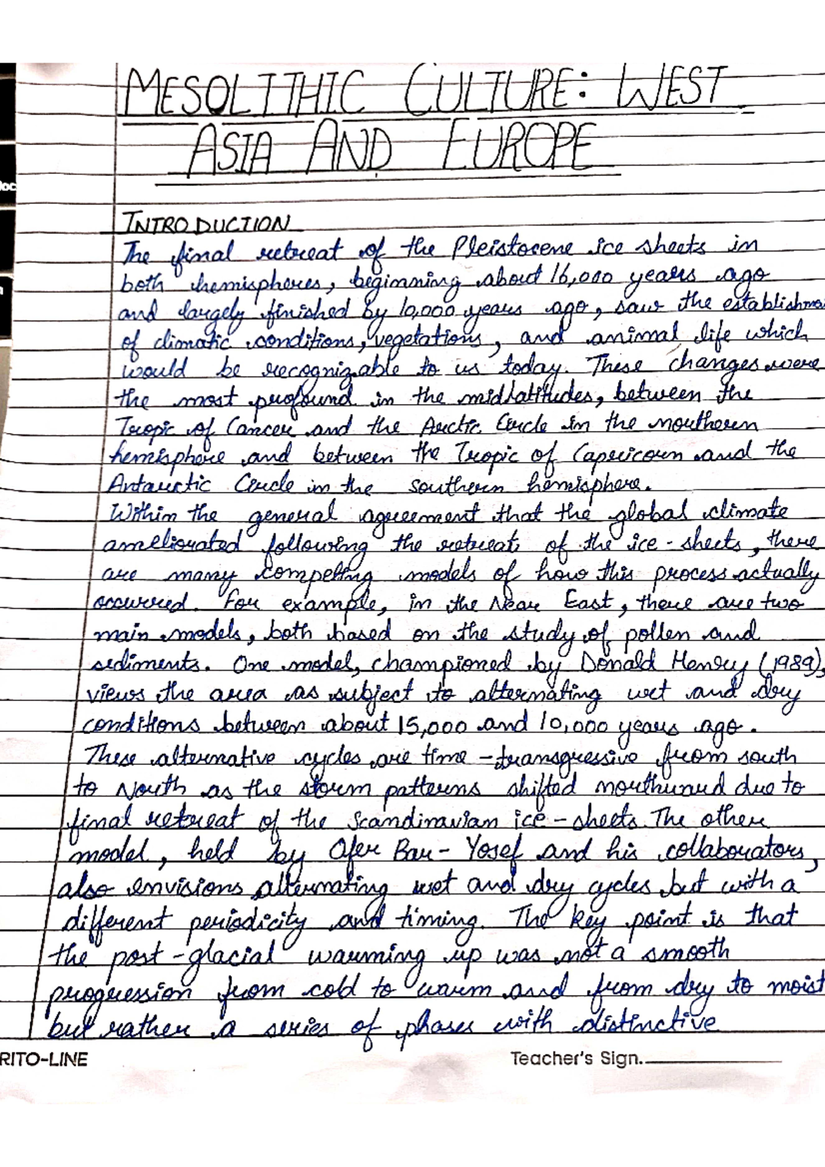 Mesolithic hunter gatherers - social formations and cultural patterns ...