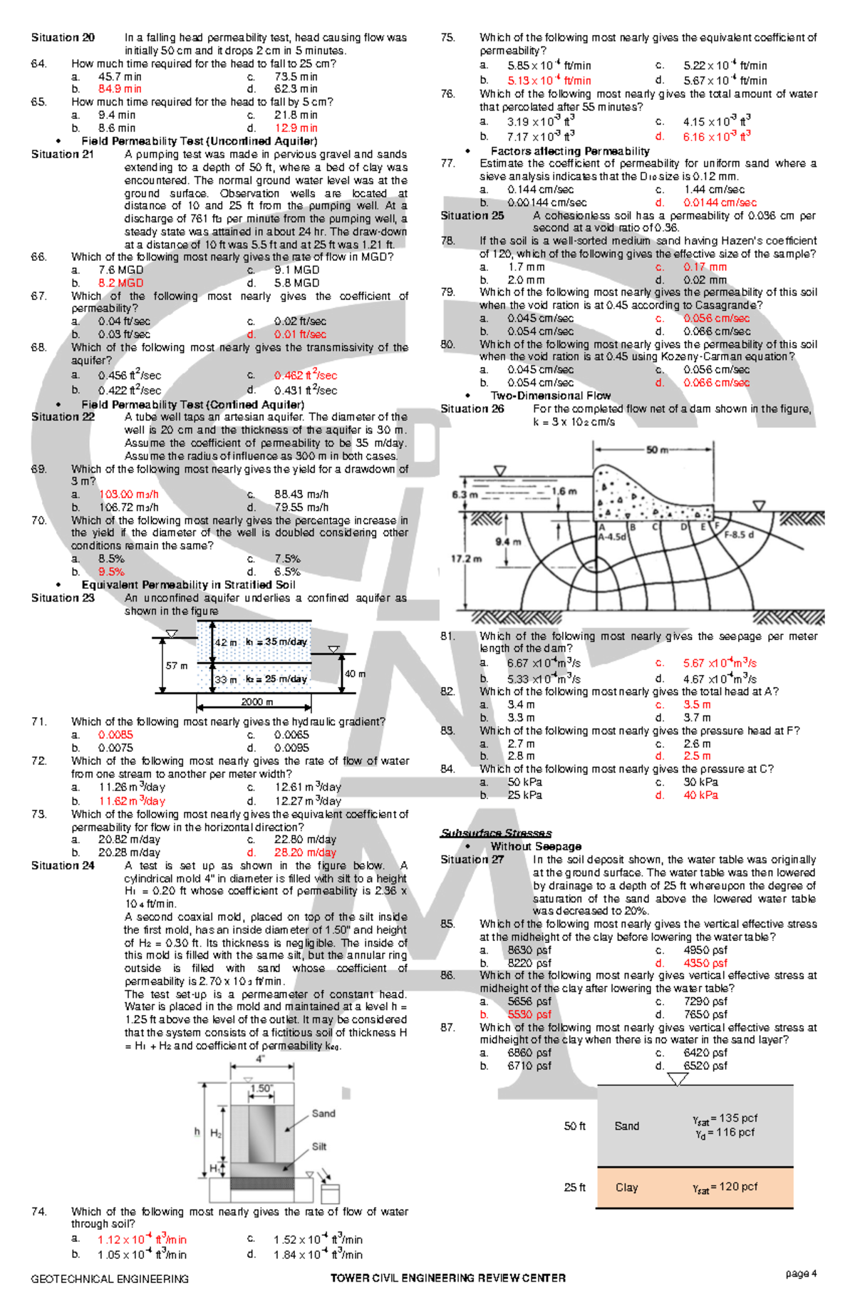 NOV 2020 Geotech PAGE4 - Study - GEOTECHNICAL ENGINEERING TOWER CIVIL ...