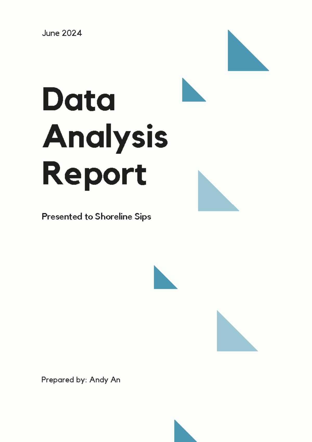 MKTG1002 Data Analysis Report Draft - Data Analysis Report Presented to ...