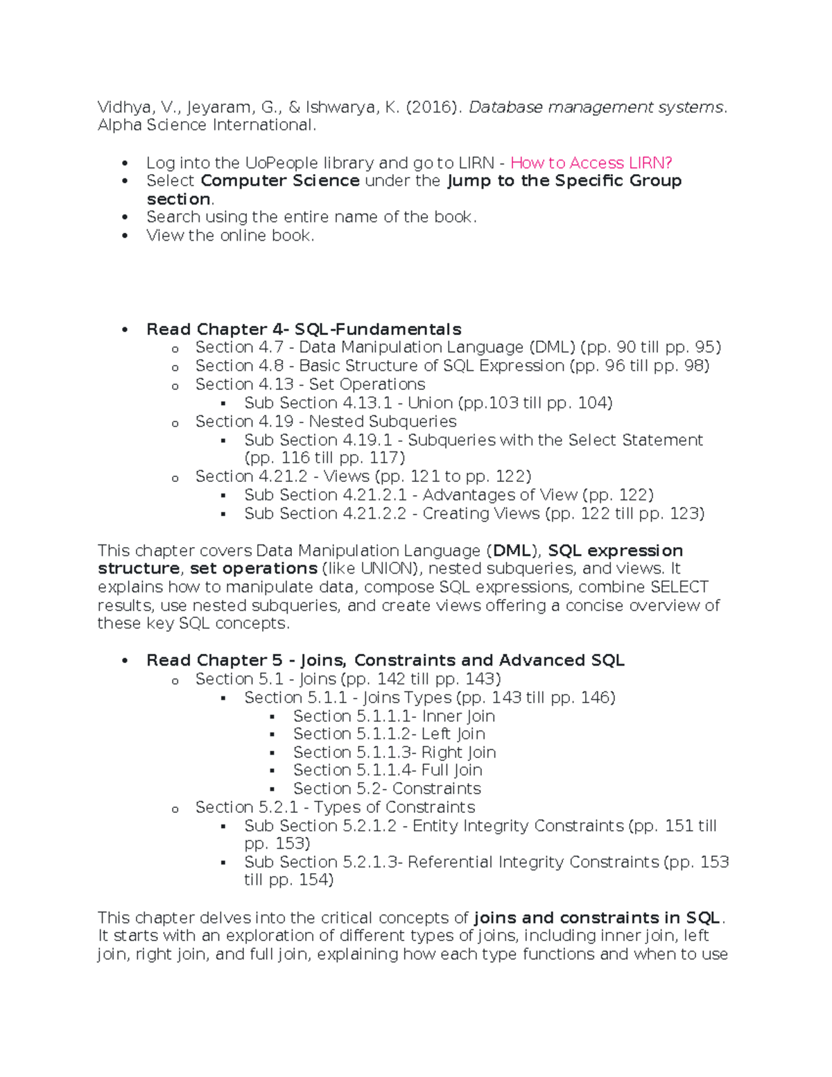 Reading and Review Unit 6 - Vidhya, V., Jeyaram, G., & Ishwarya, K ...