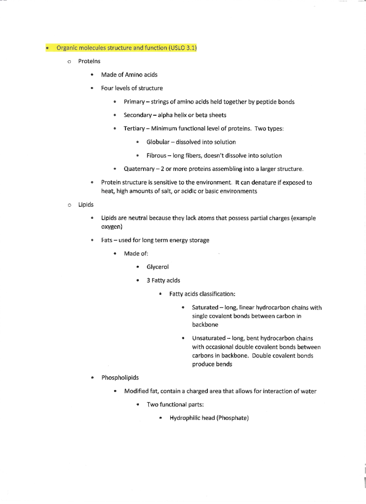 UNIT 3 Micros - Unit 3 enrichment notes - BIO 2100 - Studocu