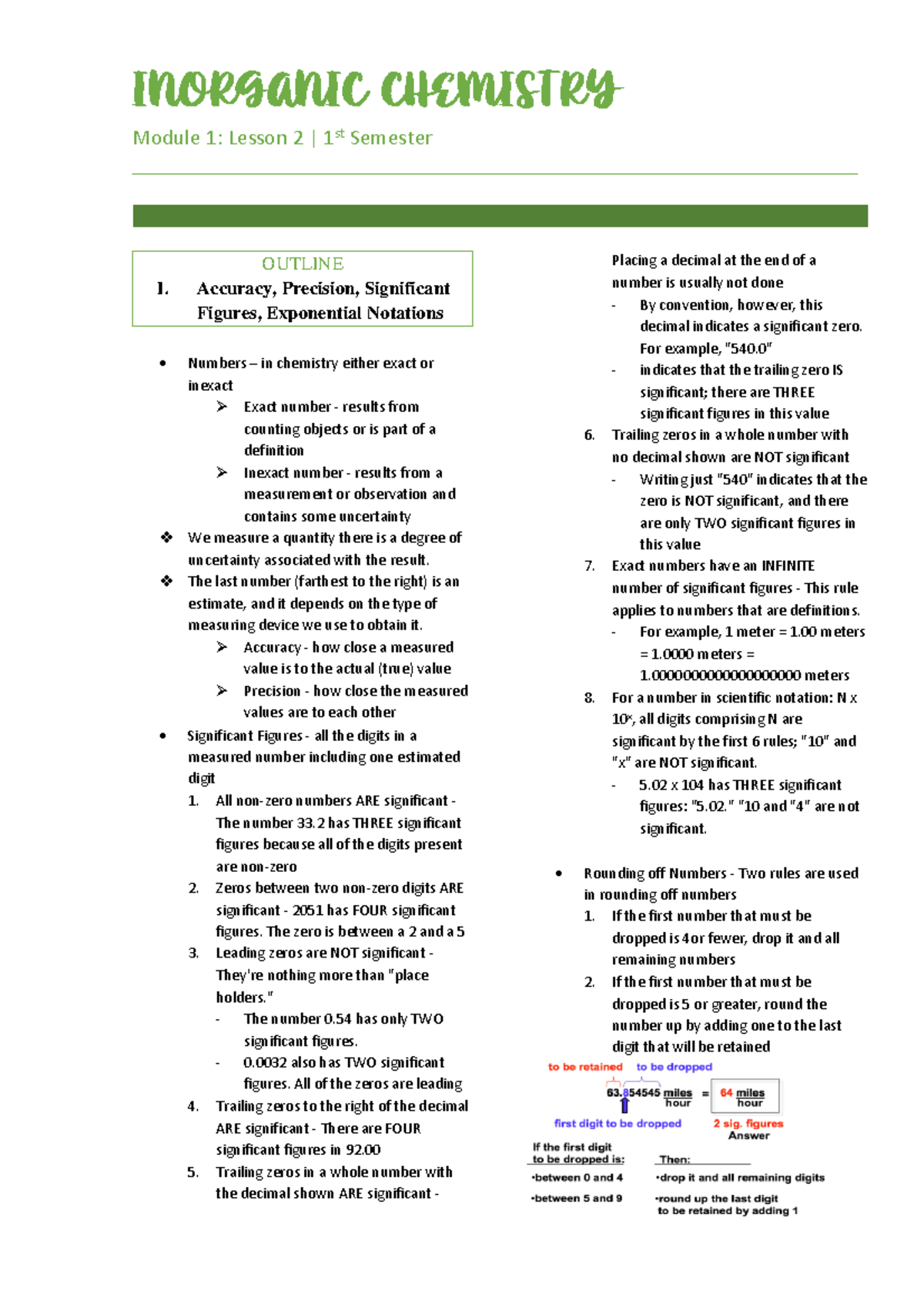Inorganic Chemistry (M1 Lesson 2) - INORGANIC CHEMISTRY Module 1 ...