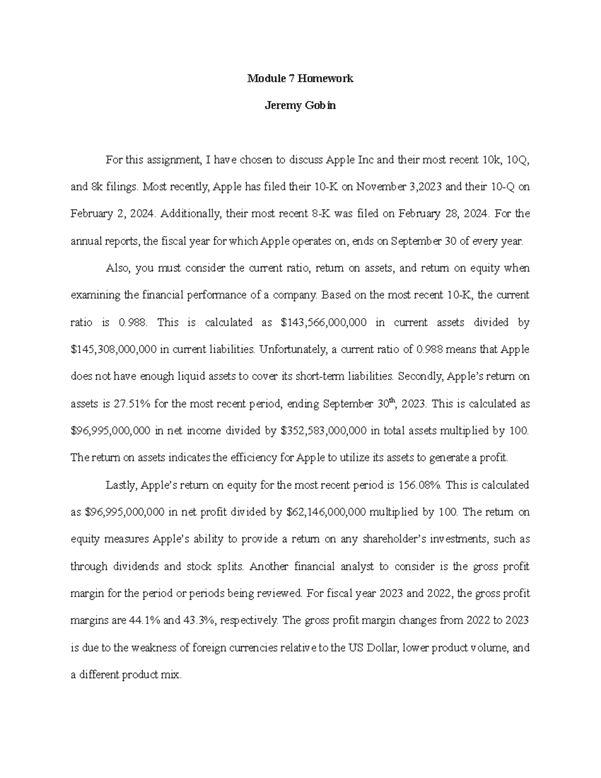 Module 7 Homework - Module 7 Homework Jeremy Gobin For this assignment ...